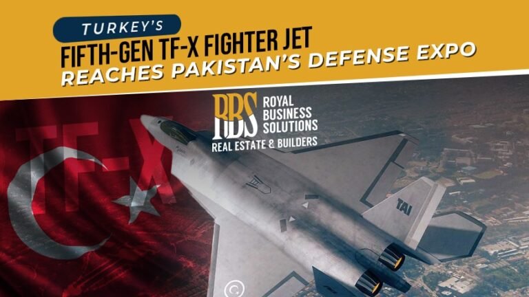 Turkey’s Fifth-Gen TF-X Fighter Jet Reaches Pakistan’s Defense Expo